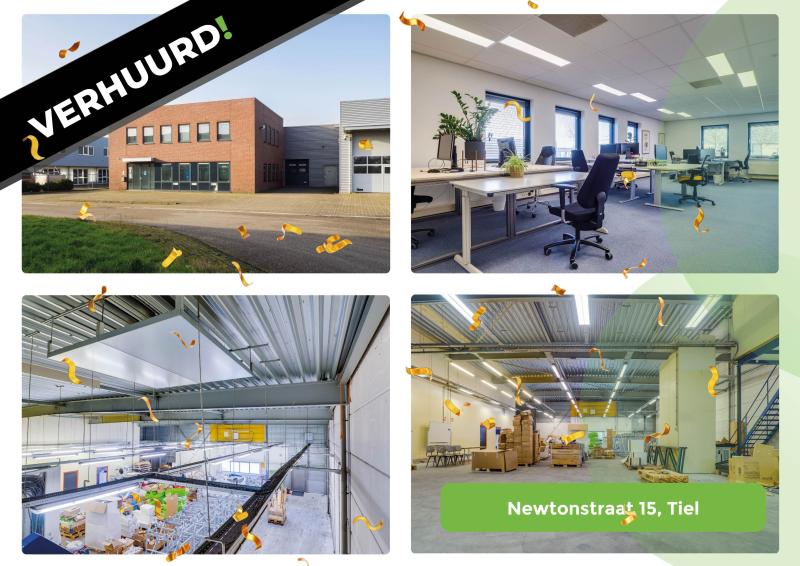 VERHUURD! Newtonstraat 15 in Tiel | CMC Bedrijfsmakelaars